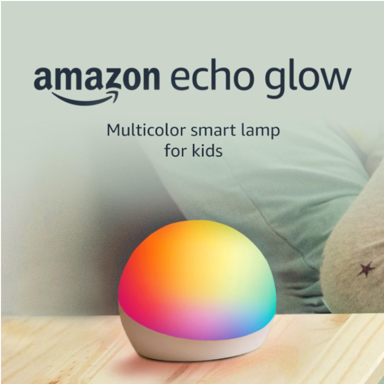 Echo Glow – Lámpara inteligente compatible con Alexa